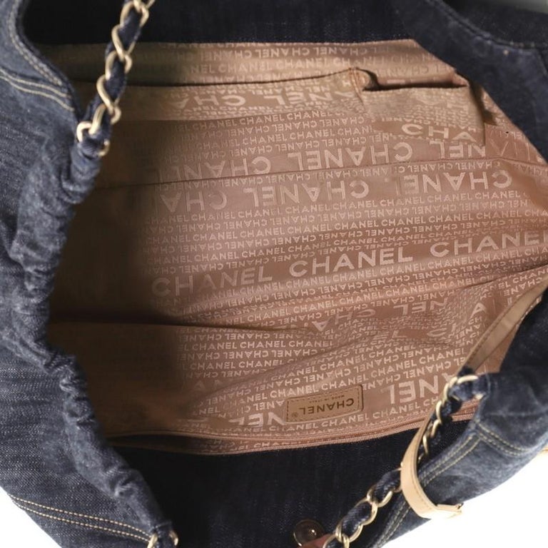 Chanel Coco Cabas Denim Large at 1stDibs