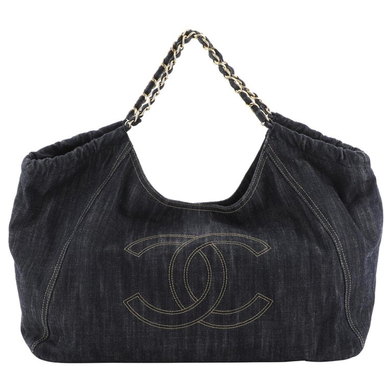 Chanel Coco Cabas Denim Large at 1stDibs
