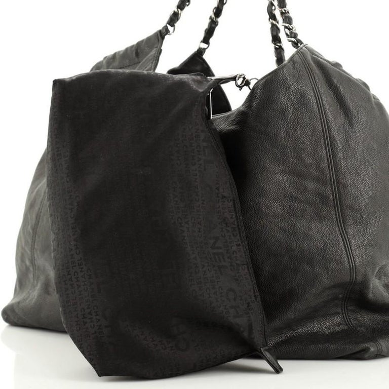 Chanel Coco Cabas Distressed Caviar Large at 1stDibs