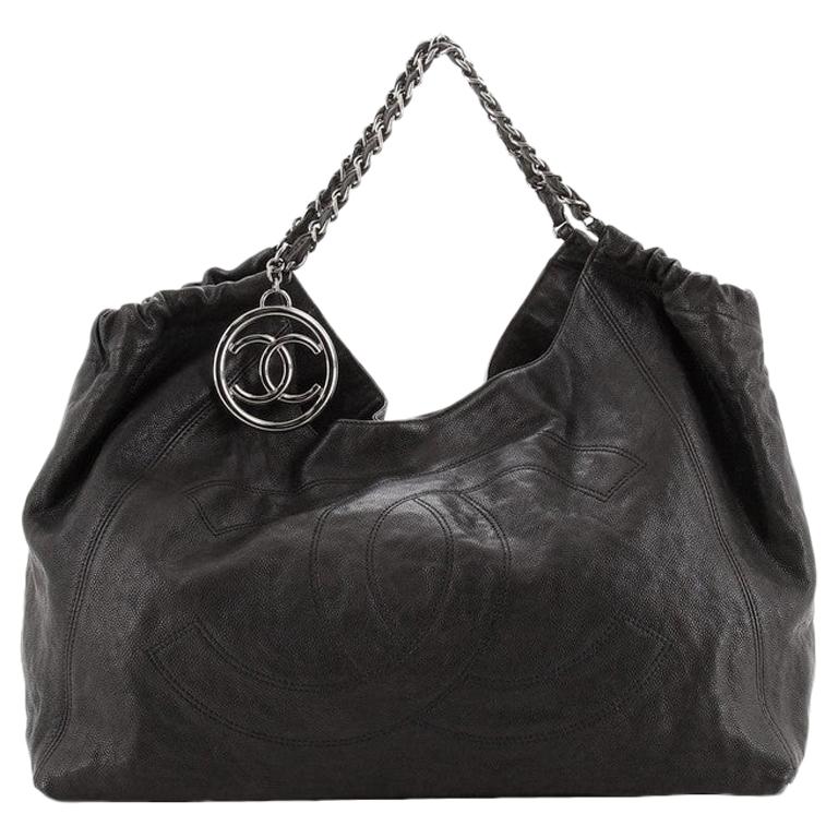 Chanel Coco Cabas Distressed Caviar Large at 1stDibs