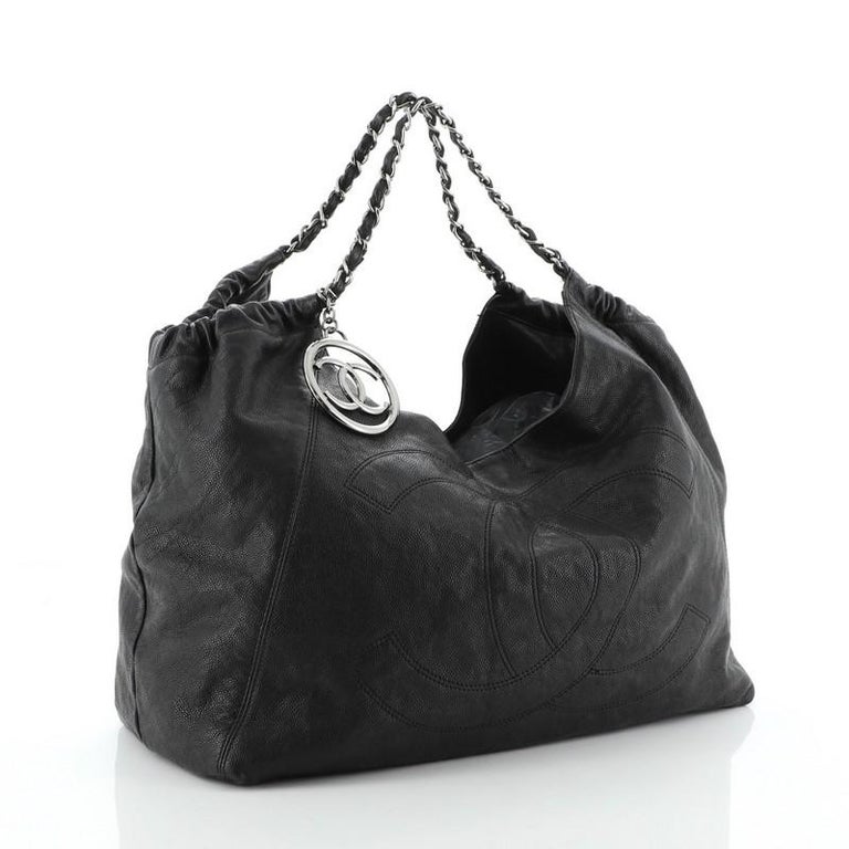 Chanel Coco Cabas Distressed Caviar XL at 1stDibs