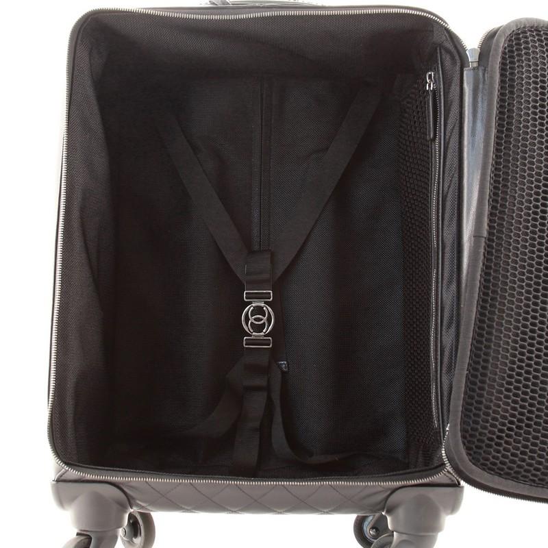Chanel Coco Case Rolling Trolley Quilted Caviar at 1stDibs