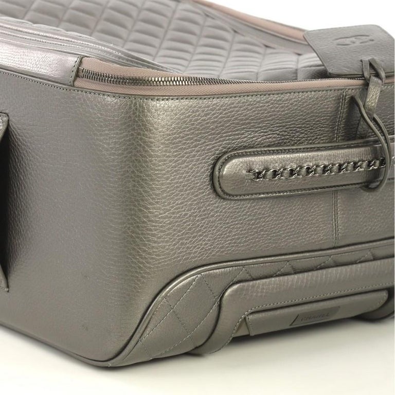 Chanel Coco Case Rolling Trolley Quilted Caviar at 1stDibs