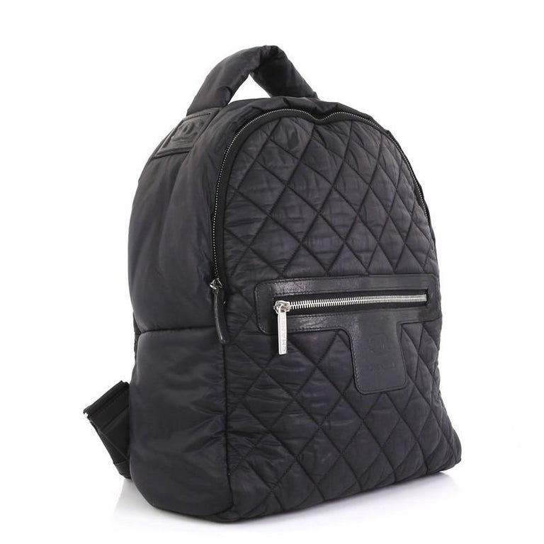 Chanel Coco Cocoon Backpack Quilted Nylon Large at 1stDibs