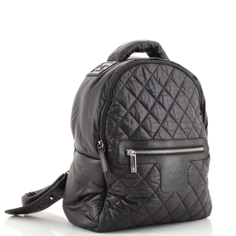 Chanel Coco Cocoon Backpack Quilted Nylon Large For Sale at 1stDibs