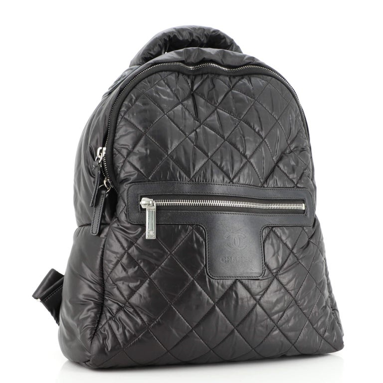 Chanel Coco Cocoon Backpack Quilted Nylon Large at 1stDibs