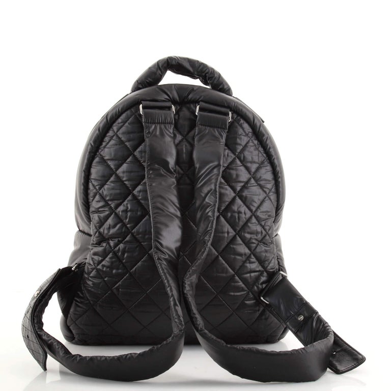 Chanel Coco Cocoon Backpack Quilted Nylon Large For Sale at 1stDibs