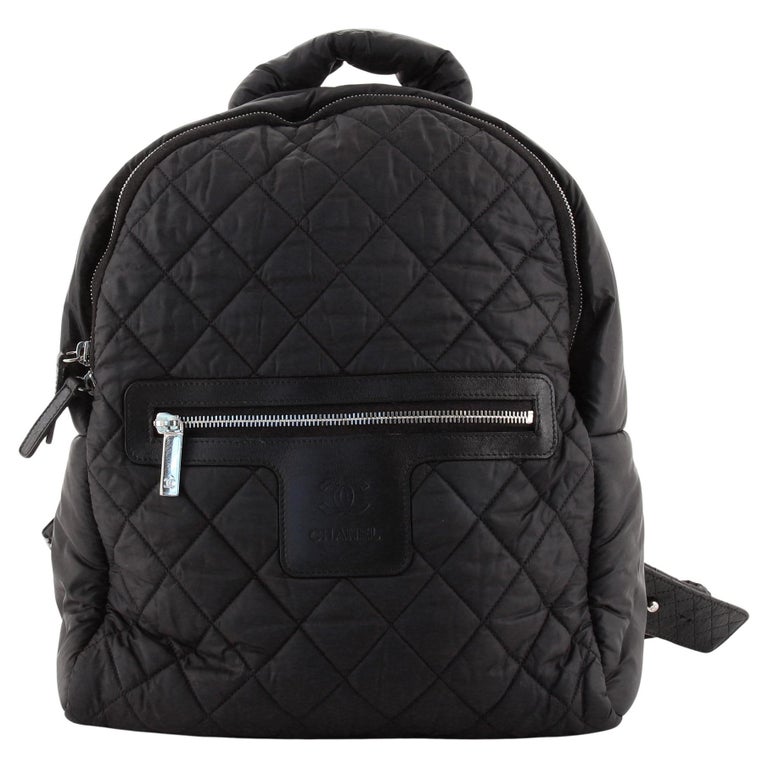 Chanel Coco Cocoon Backpack Quilted Nylon Large at 1stDibs