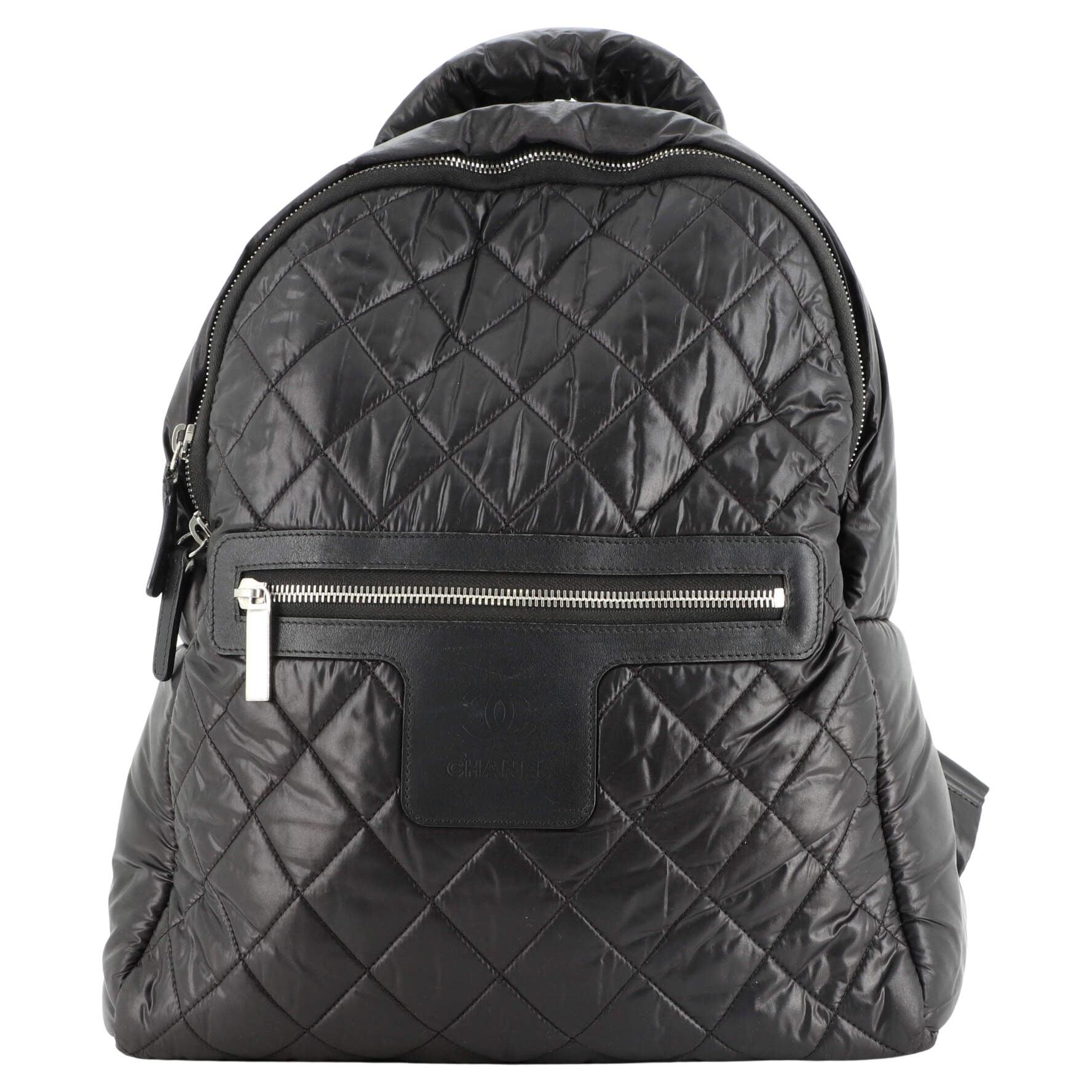 Chanel Coco Cocoon Backpack Quilted Nylon Large at 1stDibs