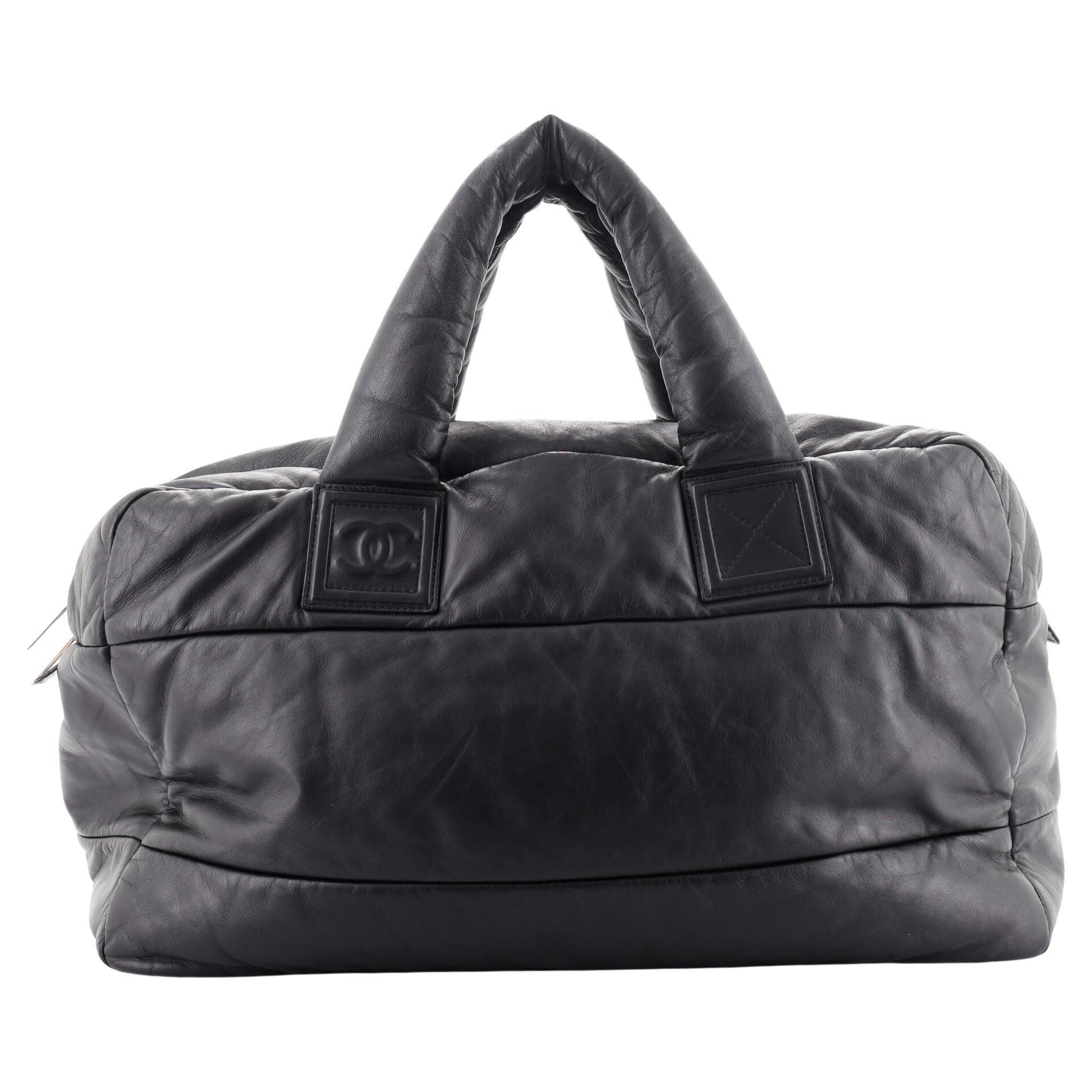 Chanel Travel Line Duffle Bag Nylon Medium at 1stDibs