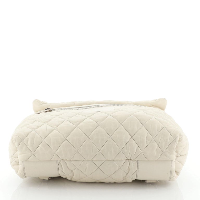Chanel Coco Cocoon Flap Backpack Quilted Nylon at 1stDibs