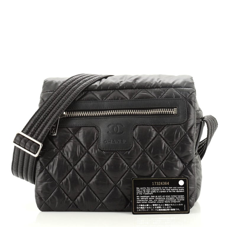Chanel Coco Cocoon Messenger Bag Quilted Nylon Medium at 1stDibs
