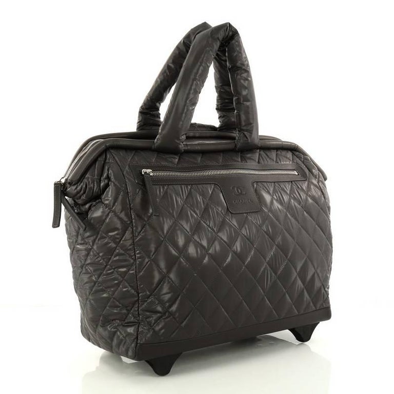 Chanel Coco Cocoon Rolling Trolley Quilted Nylon at 1stDibs | chanel ...