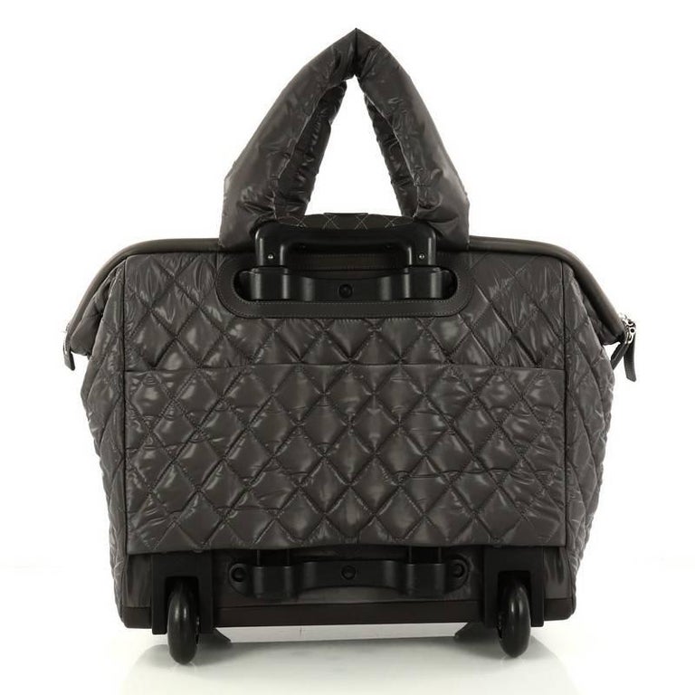 Chanel Coco Cocoon Rolling Trolley Quilted Nylon at 1stDibs | chanel ...