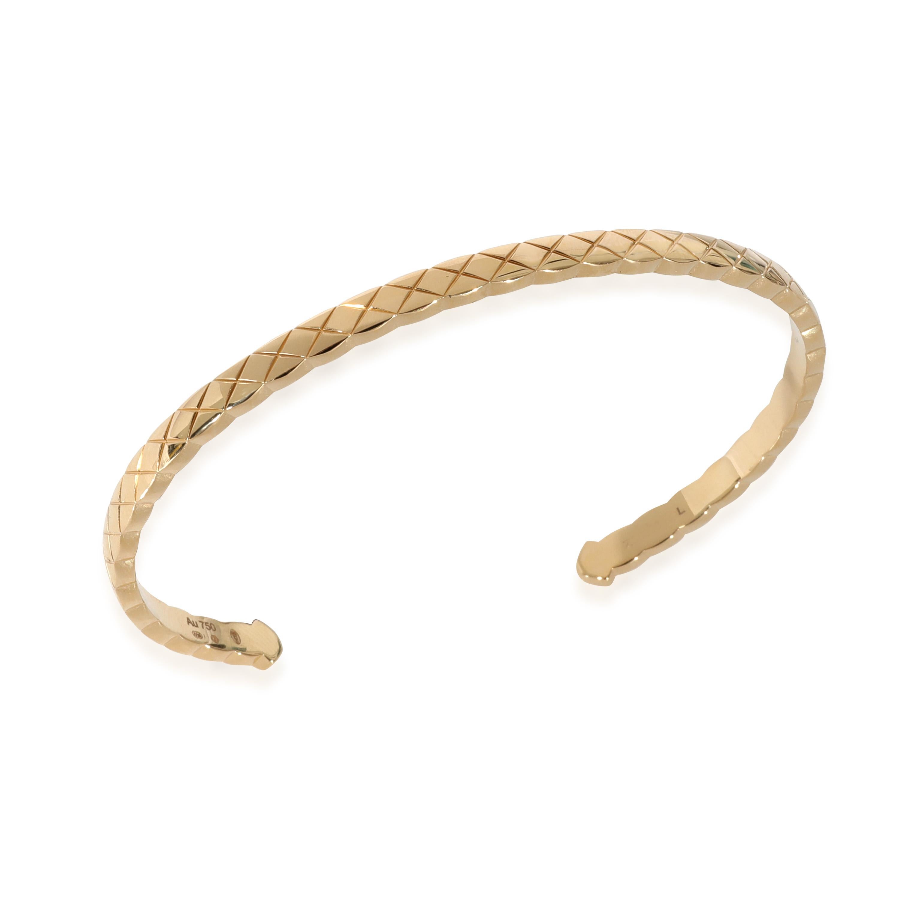 Chanel Coco Crush Bracelet in 18k Yellow Gold For Sale at 1stDibs