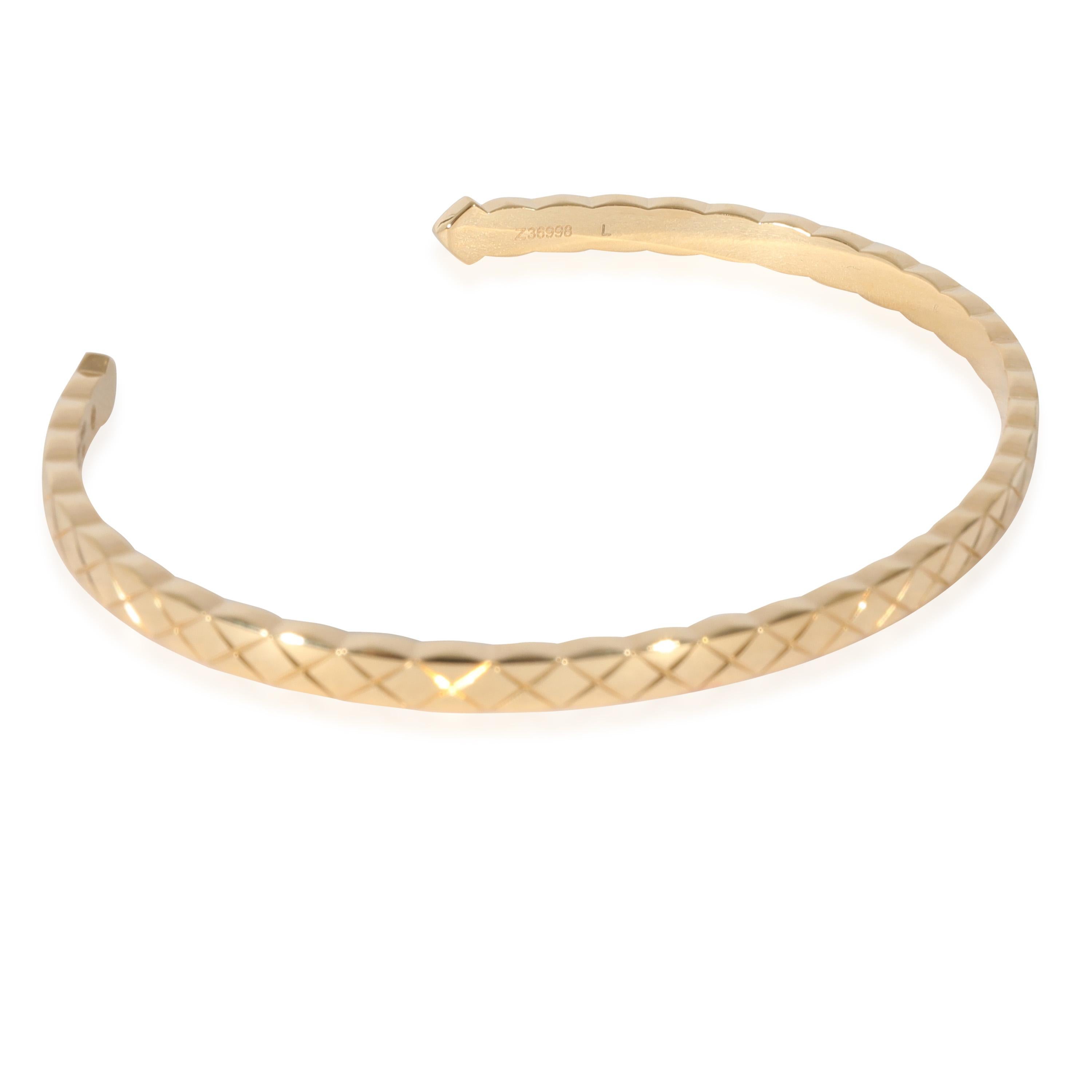 Chanel Coco Crush Bracelet in 18k Yellow Gold For Sale at 1stDibs