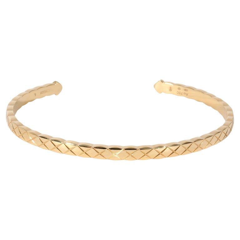 Chanel Coco Crush Bracelet in 18k Yellow Gold For Sale at 1stDibs