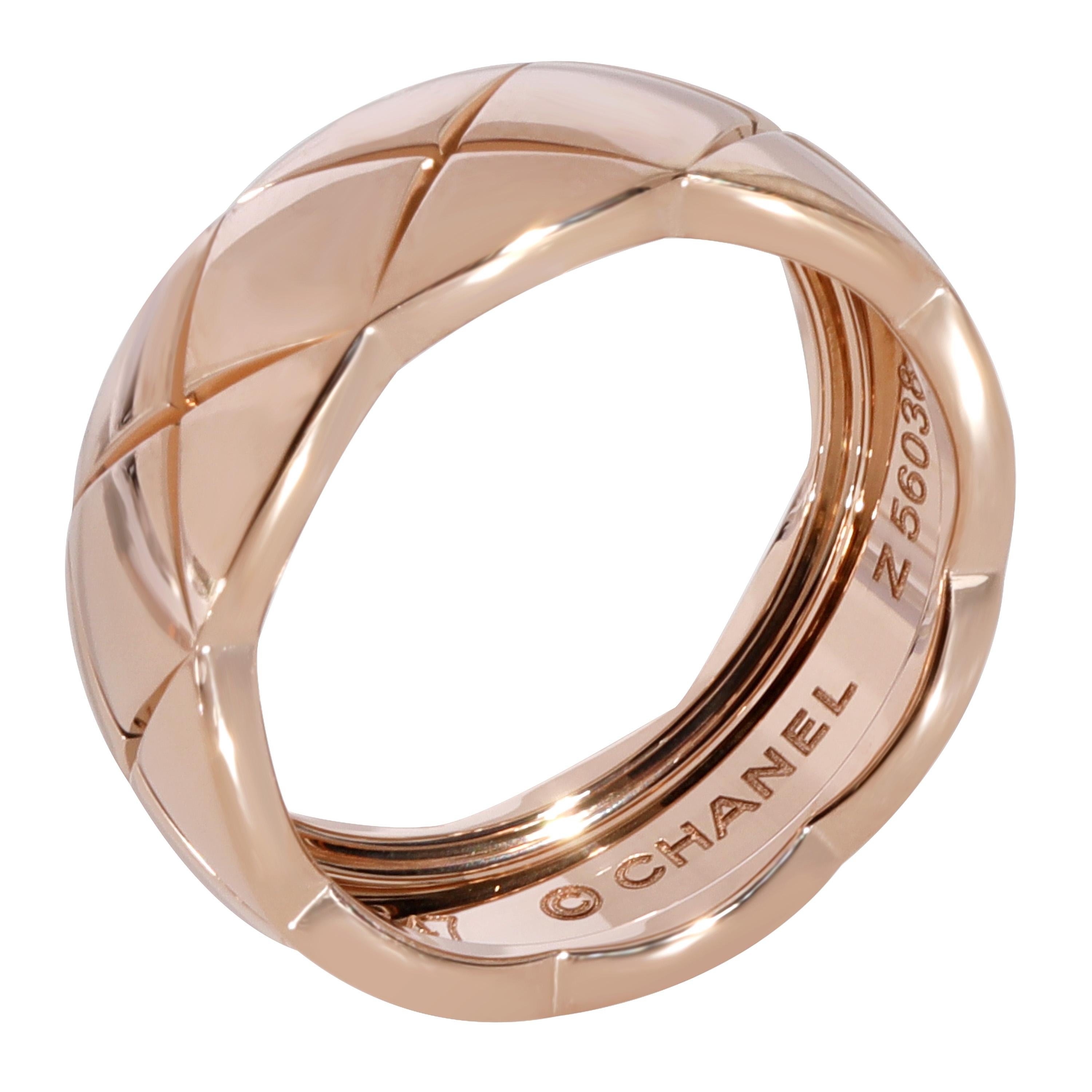 Chanel Coco Crush Ring in 18k Rose Gold, Small Version For Sale at 1stDibs | coco crush rose ...