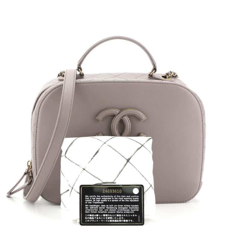 Chanel Coco Curve Vanity Case Calfskin And Quilted Goatskin Medium at ...