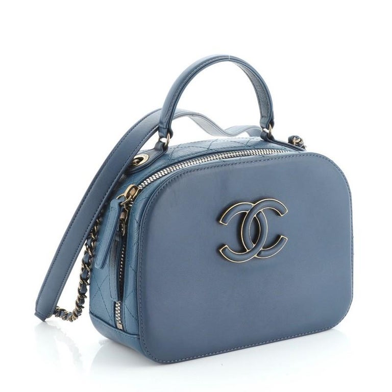 Chanel Coco Curve Vanity Case Calfskin and Quilted Goatskin Small at ...