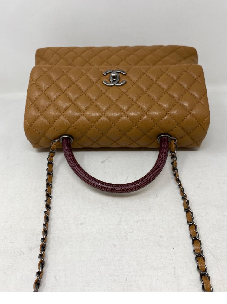 Chanel Coco Handle Lizard Bag For Sale at 1stDibs