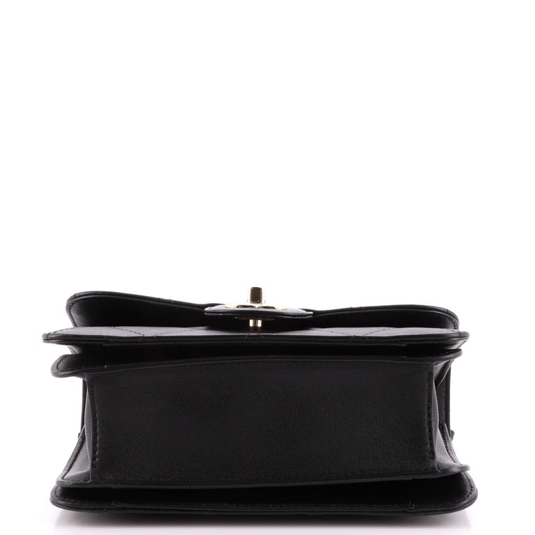 Chanel Coco Lady Top Handle Flap Bag Quilted Calfskin Small For Sale at ...