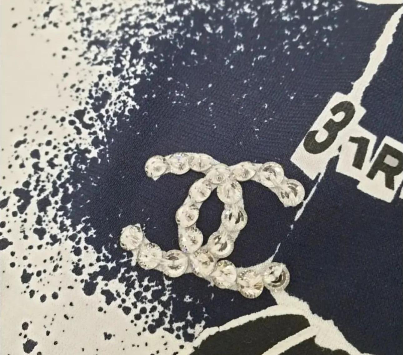 Chanel COCO Longsleeve Top For Sale at 1stDibs
