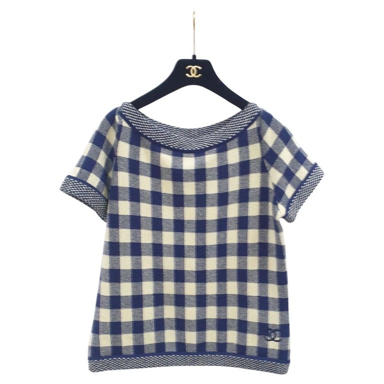 CHANEL Coco Mark Logo Sweater Tops For Sale at 1stDibs