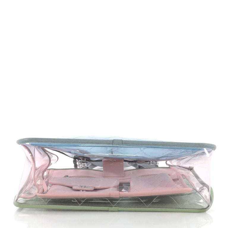 Chanel Coco Splash Shopping Tote Quilted PVC With Lambskin Medium at ...