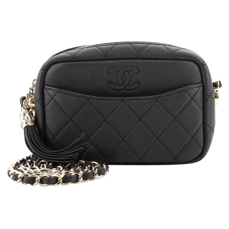 Chanel Coco Tassel Camera Case Quilted Caviar Mini at 1stDibs | chanel ...