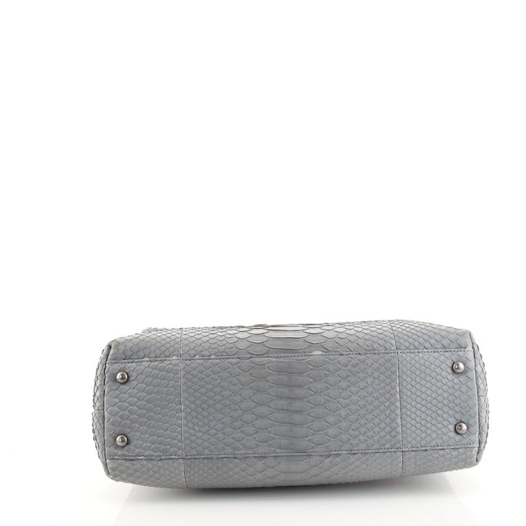 Chanel Coco Top Handle Bag Python Medium at 1stDibs