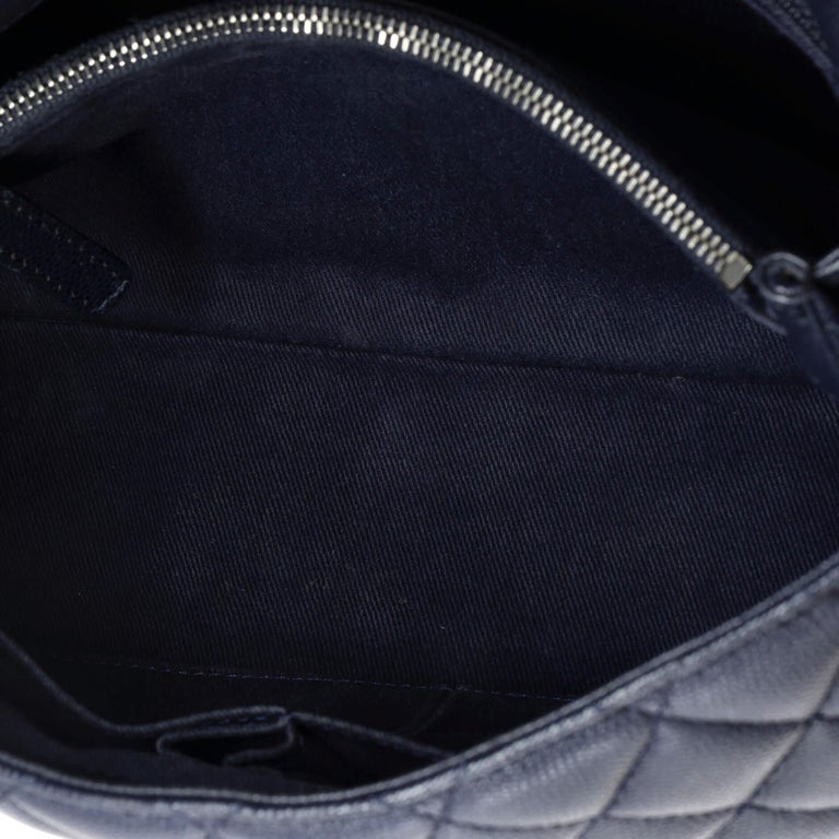 Chanel Coco Top Handle Bag Quilted Caviar Small For Sale at 1stDibs