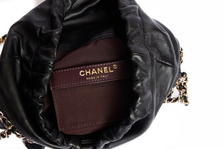 Chanel Collectible BN Bucket Chain Bag For Sale at 1stDibs