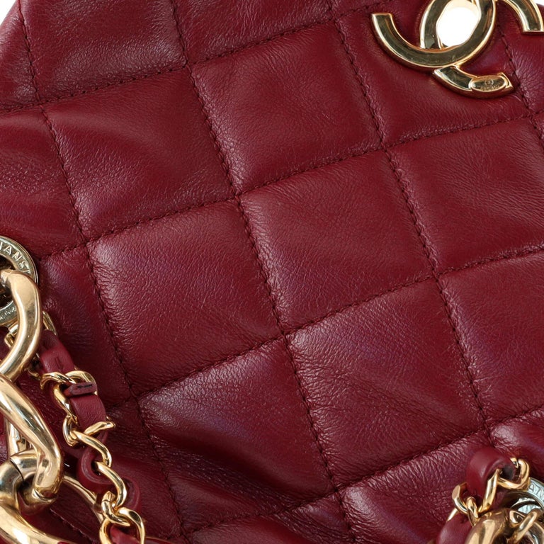 Chanel Color Match Flap Bag Quilted Lambskin Mini For Sale at 1stDibs