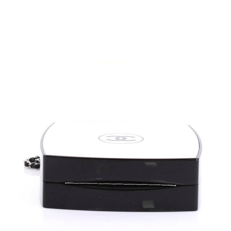 Chanel Compact Powder Minaudiere Plexiglass at 1stDibs | chanel compact bag