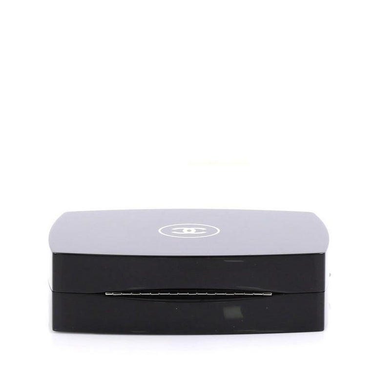 Chanel Compact Powder Minaudiere Plexiglass at 1stDibs