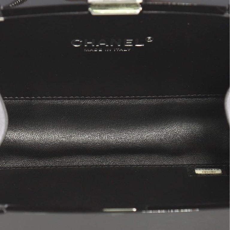 Chanel Compact Powder Minaudiere Plexiglass at 1stDibs