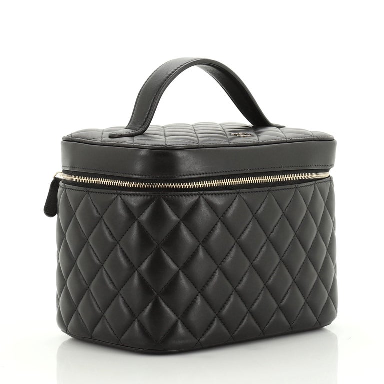 Chanel Cosmetic Case Quilted Lambskin Small at 1stDibs | chanel small ...