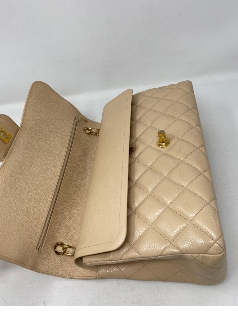 Chanel Cream Jumbo Double Flap Bag at 1stDibs