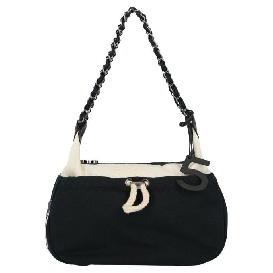 Chanel Cruise Sailing Yacht Boating Rope Cotton Pochette Hobo Shoulder ...
