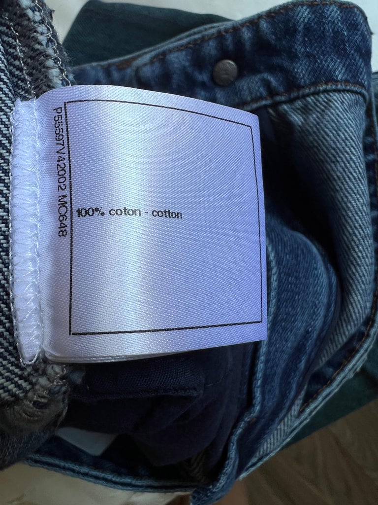 Chanel Cuba Collection Washed Jeans For Sale at 1stDibs