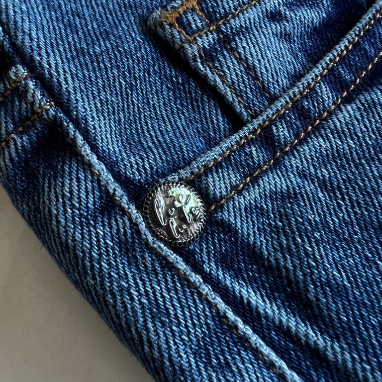 Chanel Cuba Collection Washed Jeans For Sale at 1stDibs