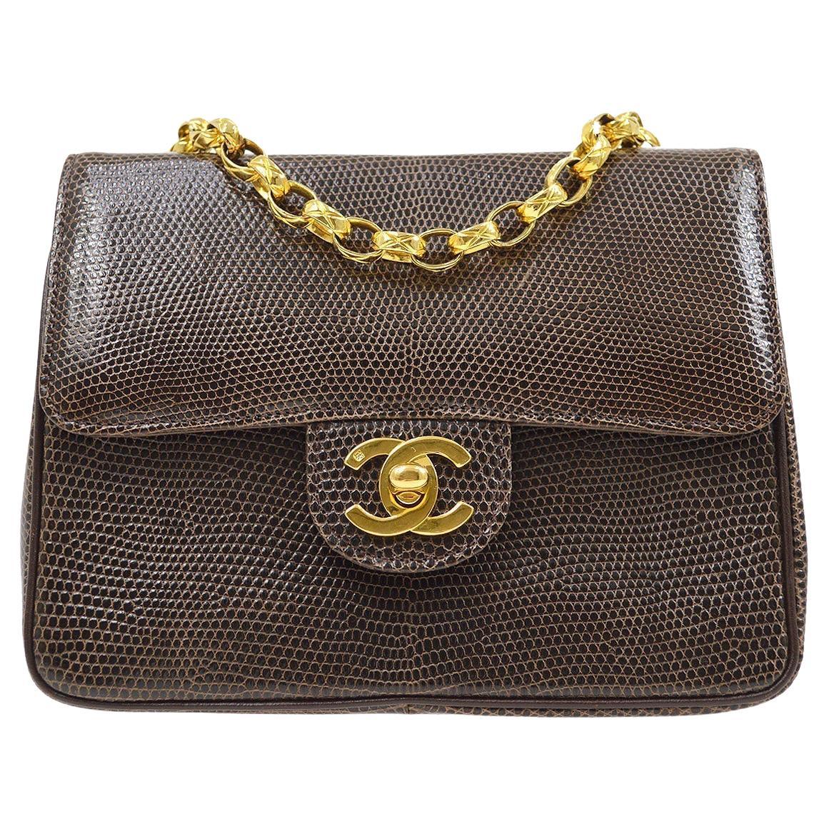 Chanel Runway Rare Black Resin Leather Silver Space Ship Evening ...