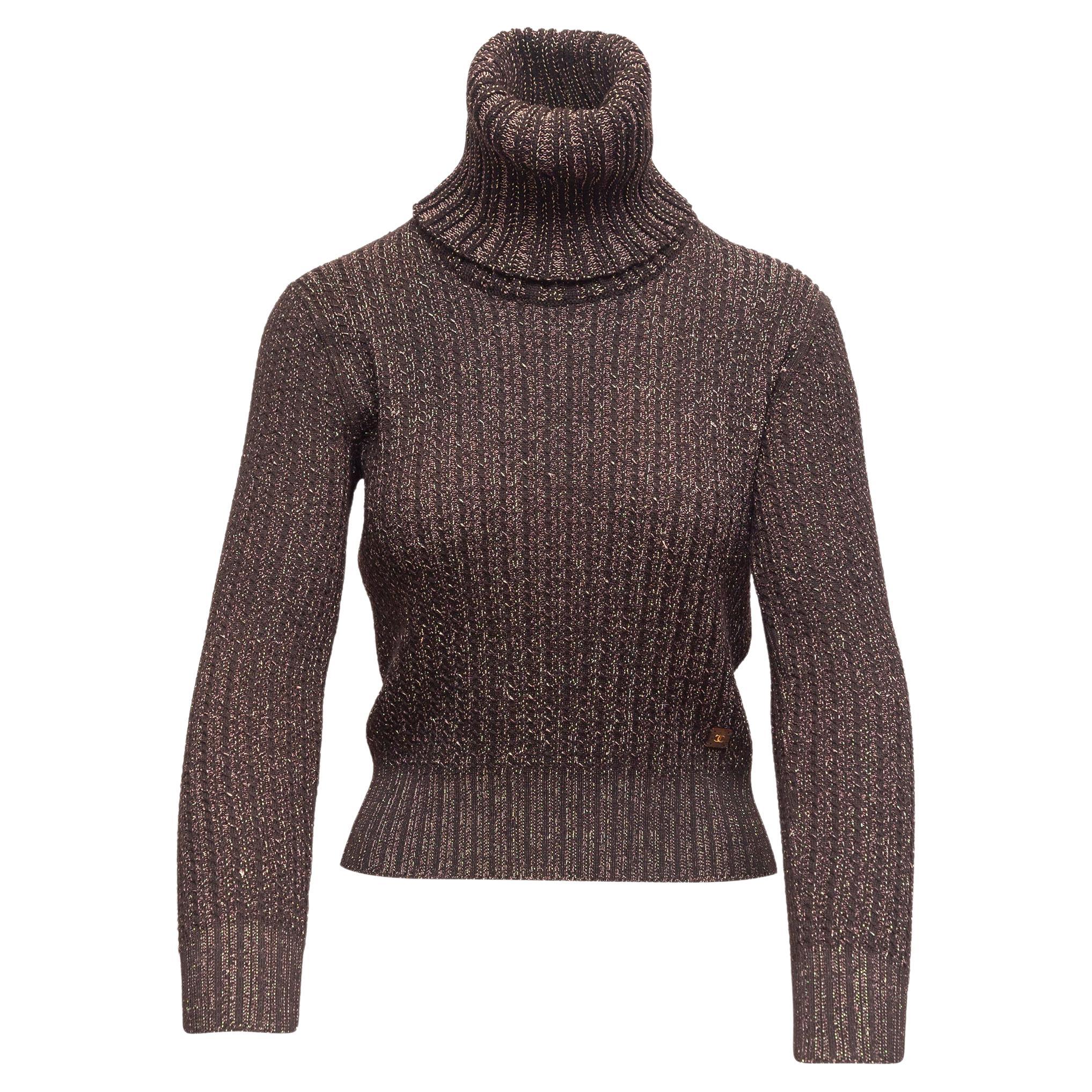 Chanel Employee Uniform Black Wool Cardigan with CC Logo Size XL at ...