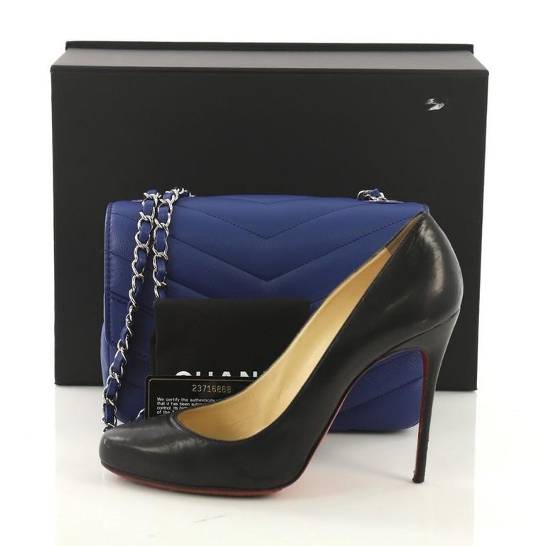 Chanel Data Center Envelope Flap Bag Chevron Caviar Medium at 1stDibs ...