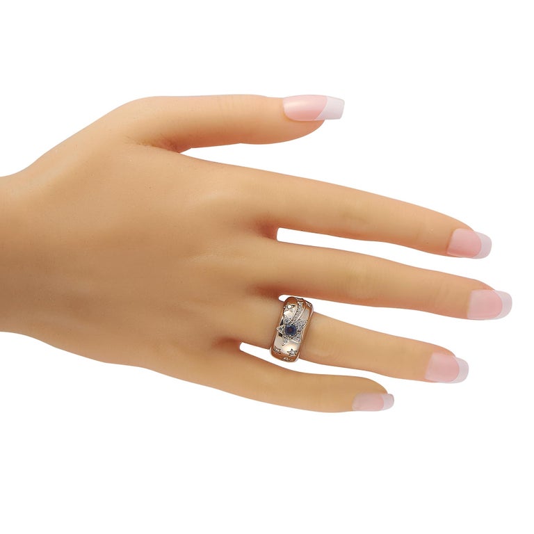 Chanel Day Night 18K Yellow and White Gold Diamond and Sapphire Ring at ...