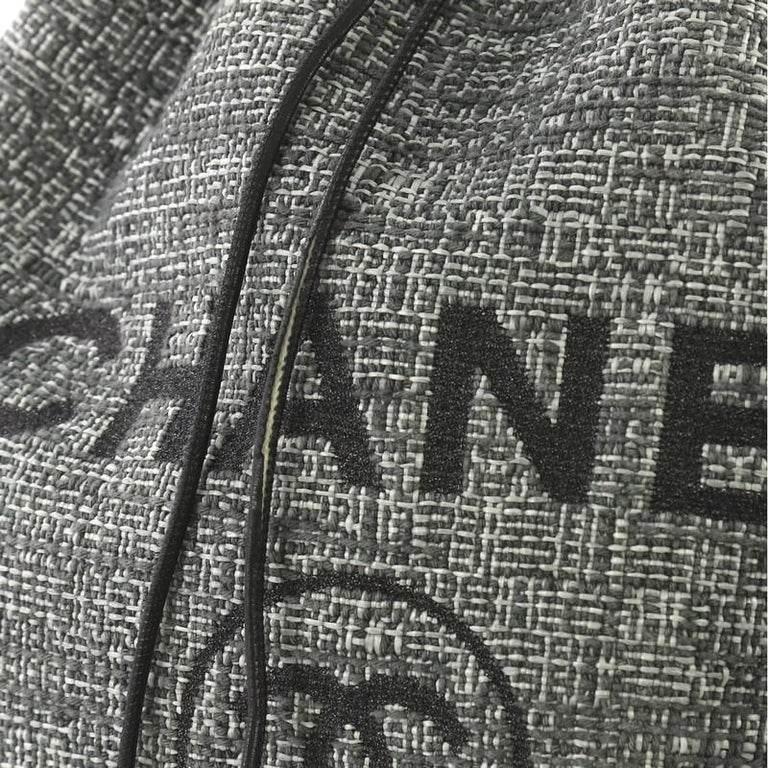 Chanel Deauville Backpack Raffia Large at 1stDibs