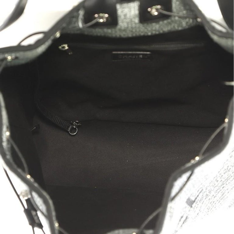 Chanel Deauville Backpack Raffia Large at 1stDibs