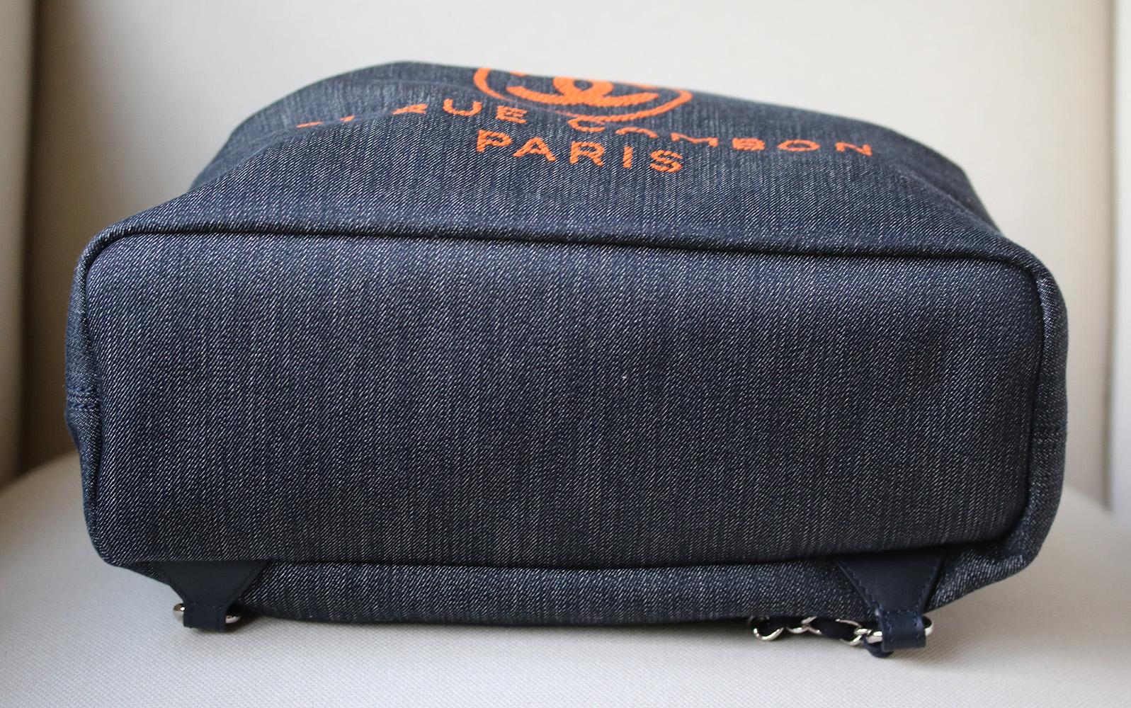 Chanel Deauville Canvas Drawstring Backpack at 1stDibs | chanel canvas ...