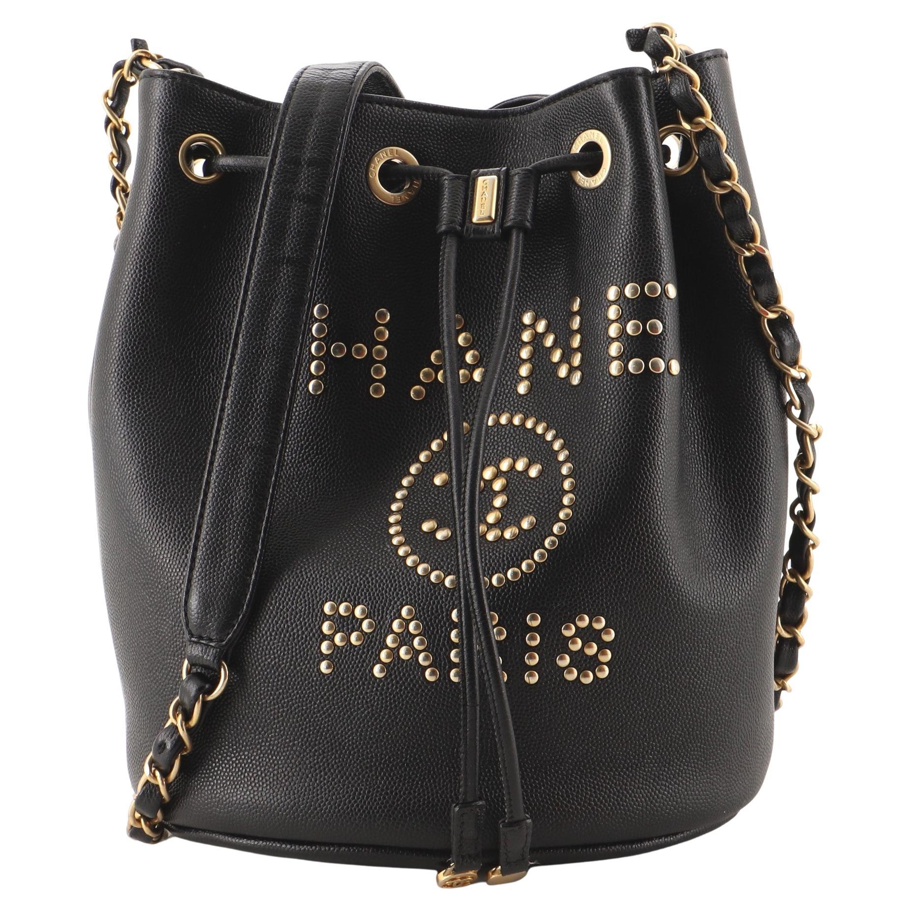 Chanel Drawstring Bucket Bag - For Sale on 1stDibs | mini drawstring ...